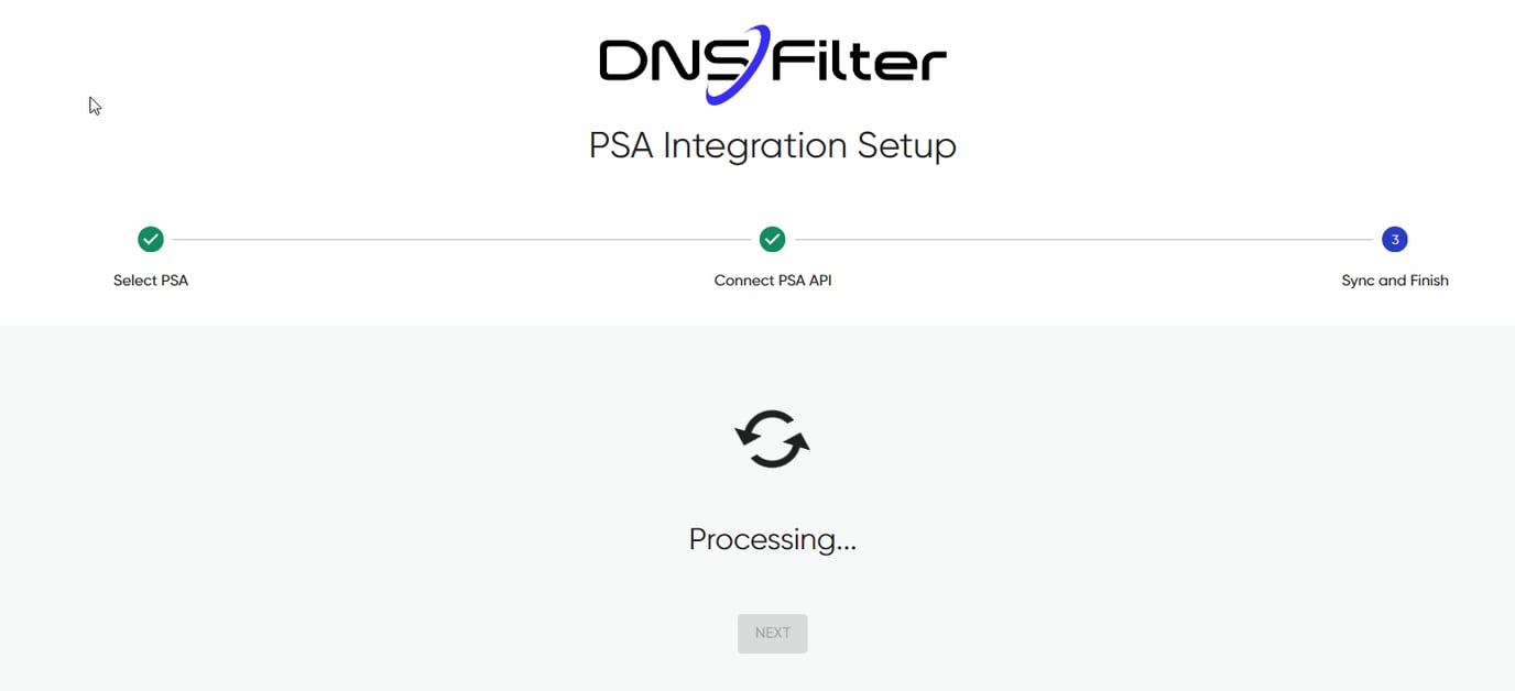 PSA Integration Quick Start guide – DNSFilter
