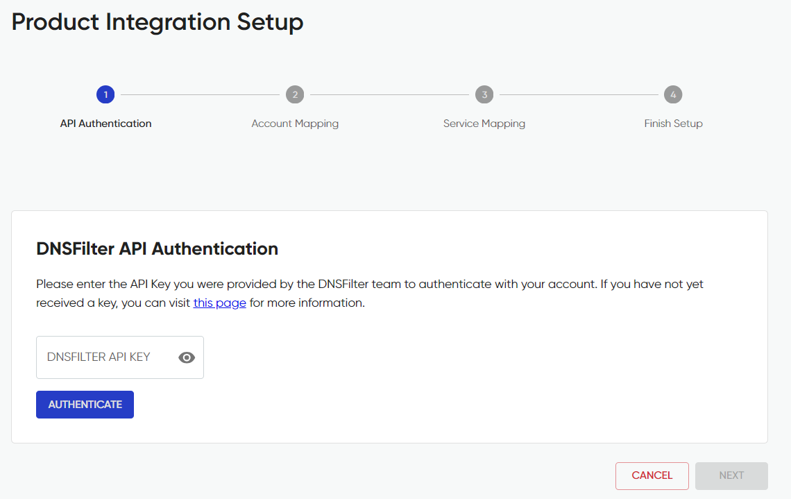 PSA Integration Quick Start guide – DNSFilter